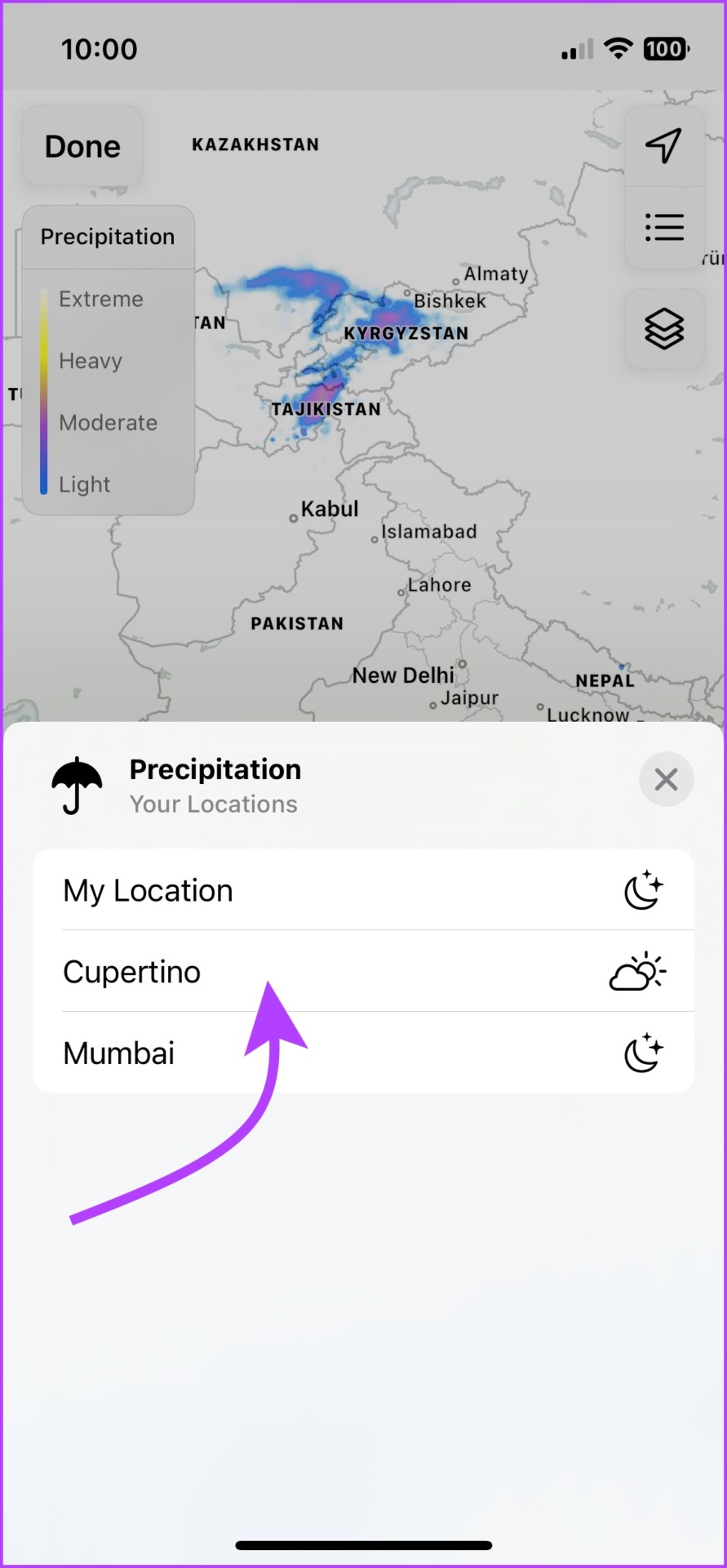 How to Use the Hidden Weather Maps on iPhone and iPad 2025