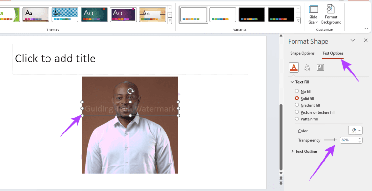 How to Create and Add Watermark in PowerPoint Slides - Guiding Tech