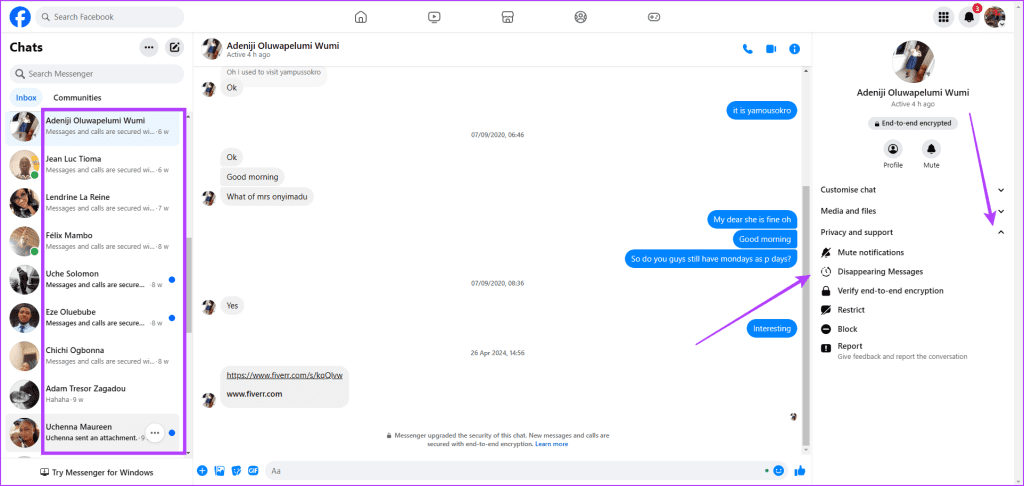 How to Send Disappearing Messages in Facebook Messenger