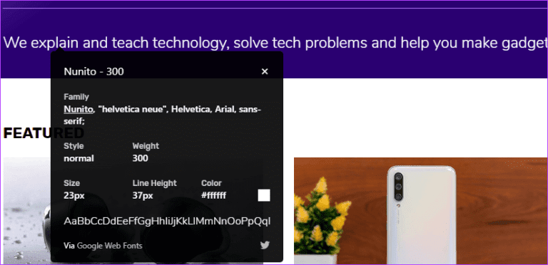 4 Best Chrome Extensions to Identify Fonts on Web Pages - Guiding Tech