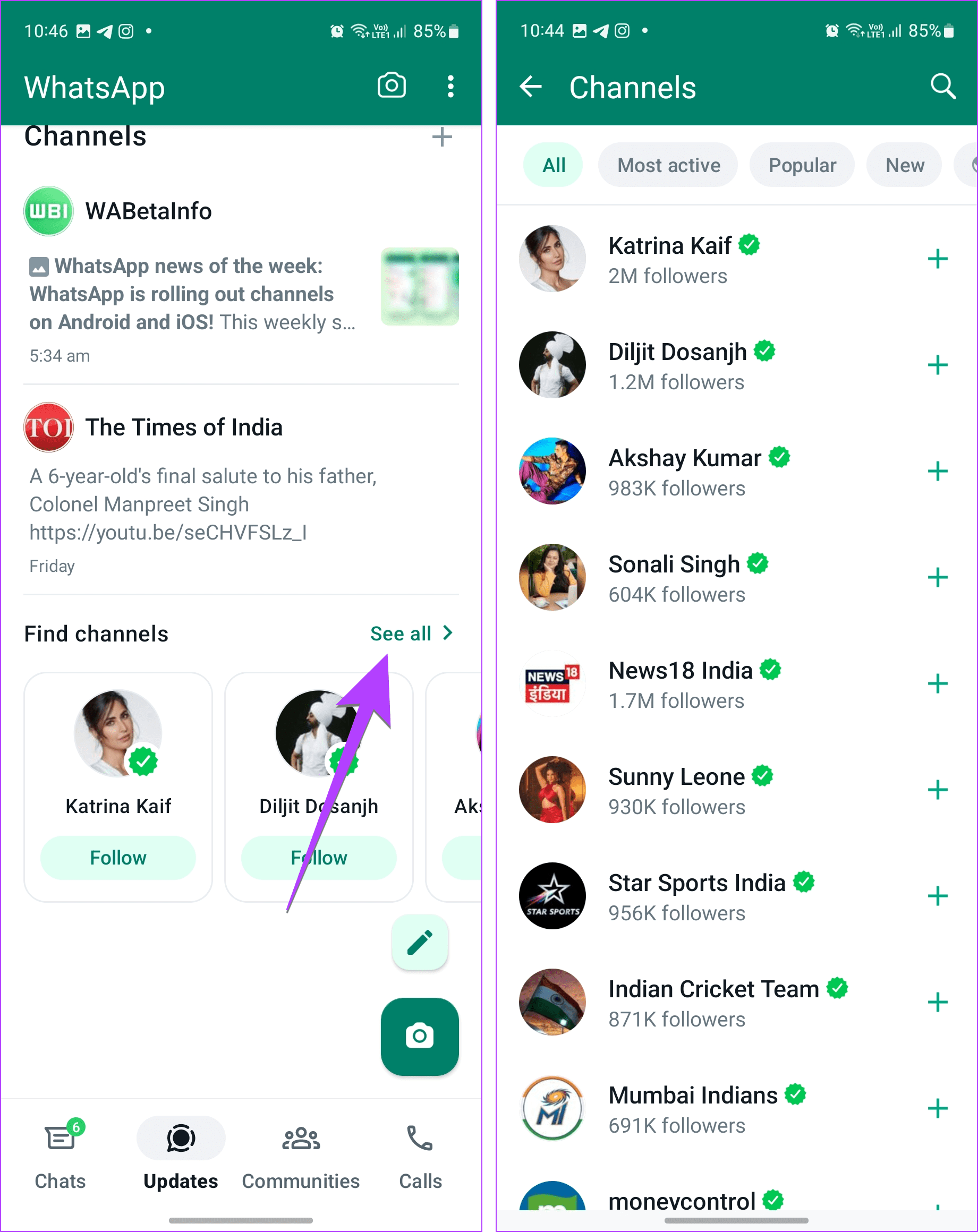 WhatsApp Channels vs Telegram Channels: Know the Differences - Guiding Tech