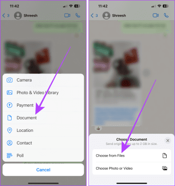 4 Ways to Send Photos as Documents on WhatsApp Using iPhone - Guiding Tech