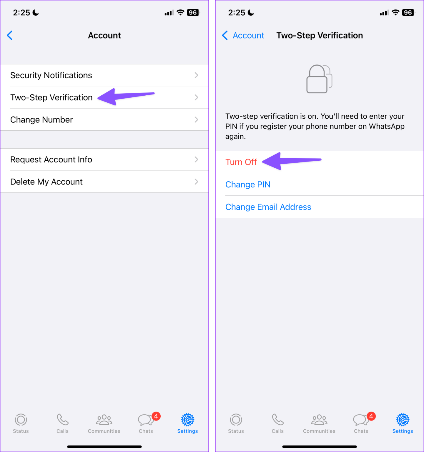 How to Remove Two-Step Verification PIN in WhatsApp - Guiding Tech