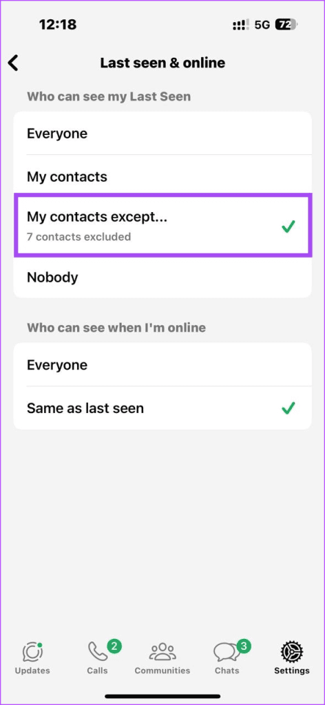 Hide WhatsApp Online Status From One Person or Specific Contacts ...