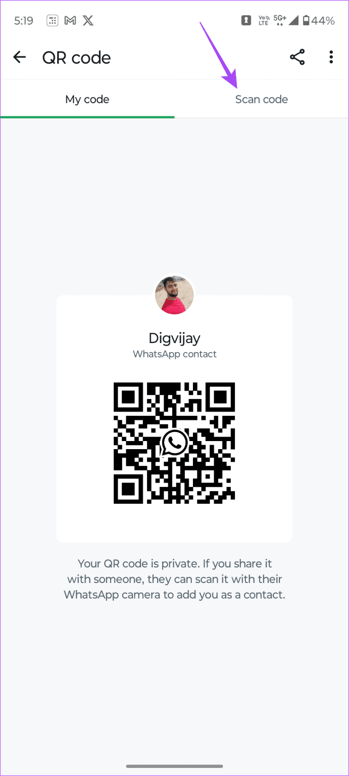 How to Use WhatsApp QR Codes to Add Contacts - Guiding Tech