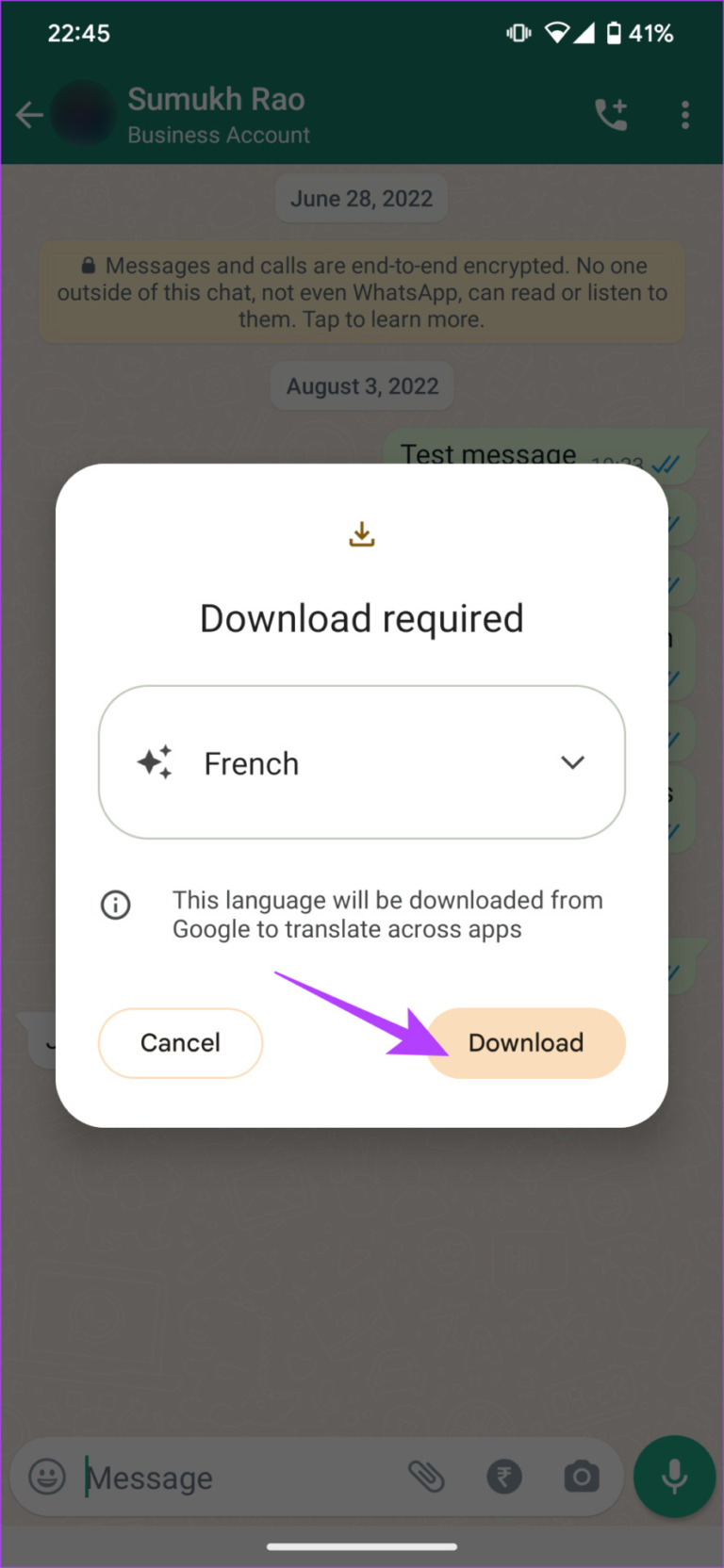 How to Translate WhatsApp Messages on Android and iPhone - Guiding Tech