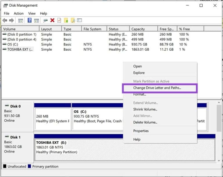 Windows 11 Drive Letter Changed – How to Change It Back - Guiding Tech