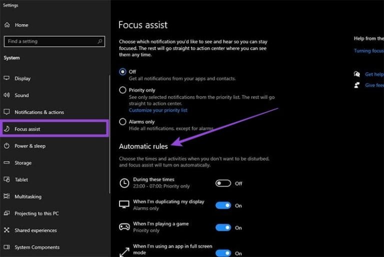 Windows Focus Assist (Windows 11) Keeps Turning On - How to Fix It ...