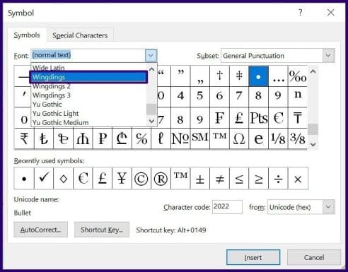 How to Insert Tick ( ) in Word and Other Office Apps - Guiding Tech