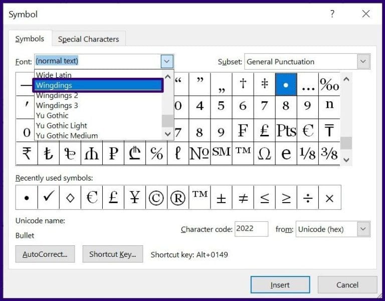 How to Insert Tick ( ) in Word and Other Office Apps - Guiding Tech