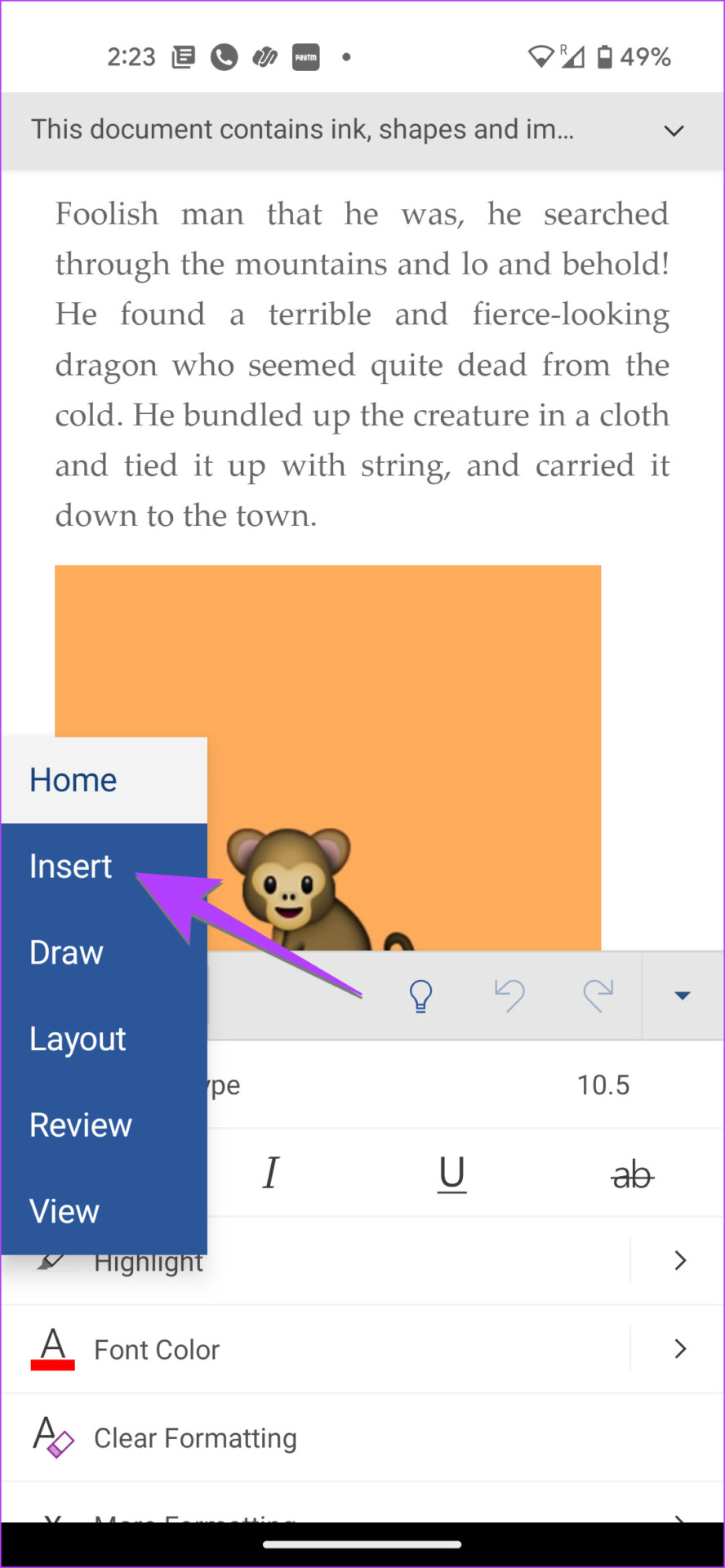 4 Ways to Insert an Arrow in Word Document - Guiding Tech
