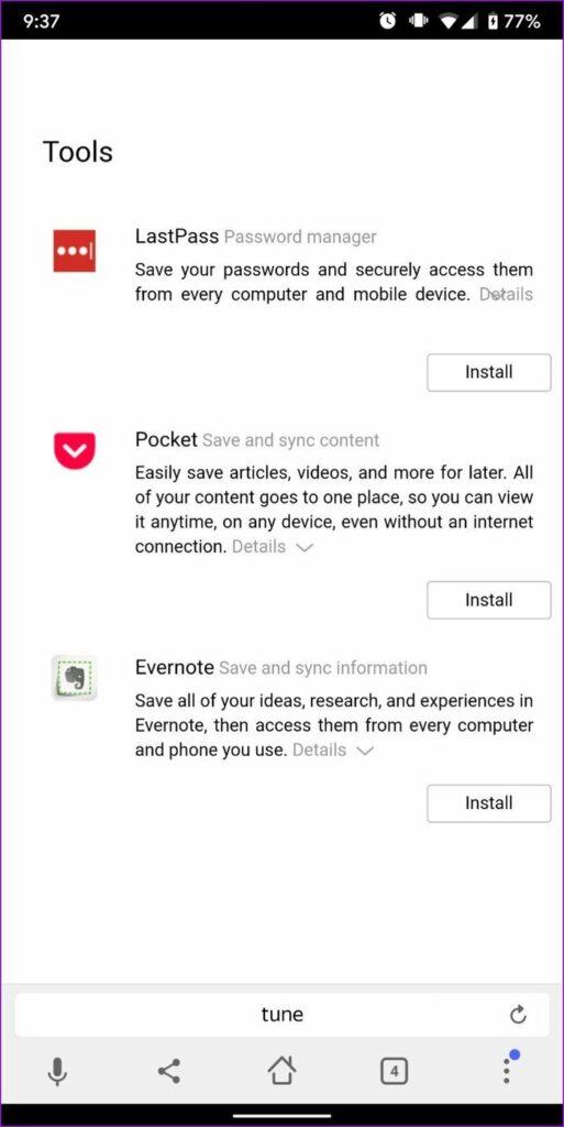 4 Android Browsers With Extension Support - Guiding Tech