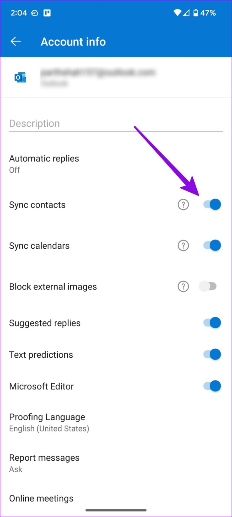 3 Ways to Sync Outlook Contacts With Android - Guiding Tech