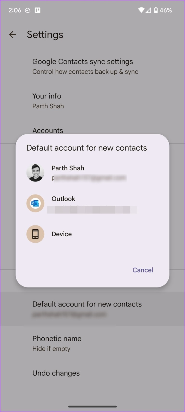 Top 3 Ways to Add Outlook Contacts on Android - Guiding Tech