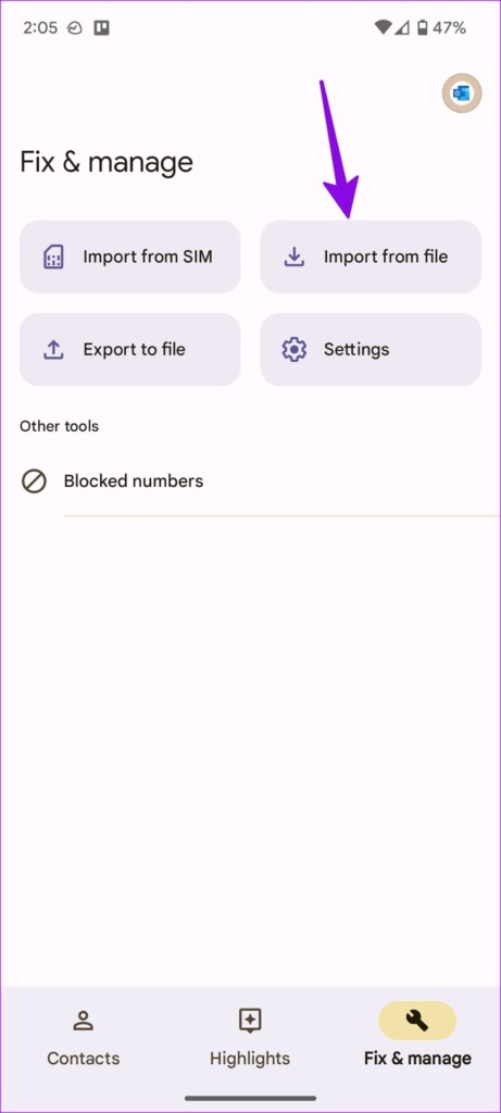 3 Ways to Sync Outlook Contacts With Android - Guiding Tech