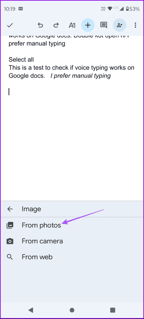 How to Insert a Scanned Document in Google Docs