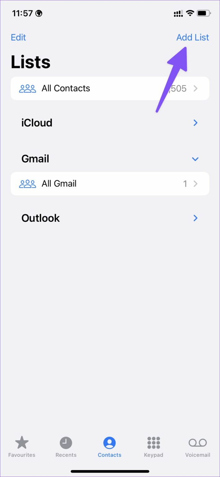 How to Create or Remove a Contacts List on iPhone - Guiding Tech