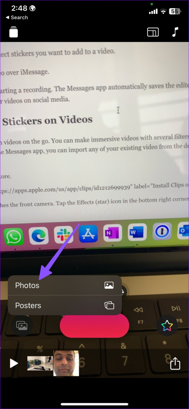 How to Add Stickers to Photos or Videos on iPhone - Guiding Tech