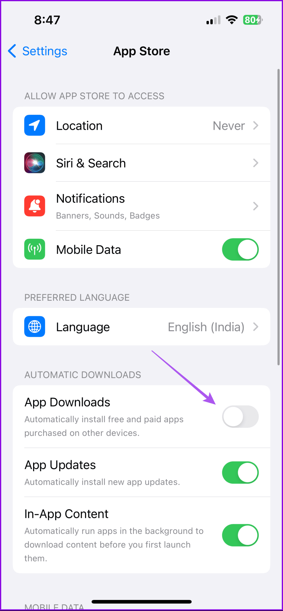 How to Stop iPhone From Automatically Downloading Apps