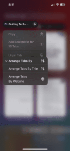 How to Pin Tabs in Safari - Guiding Tech