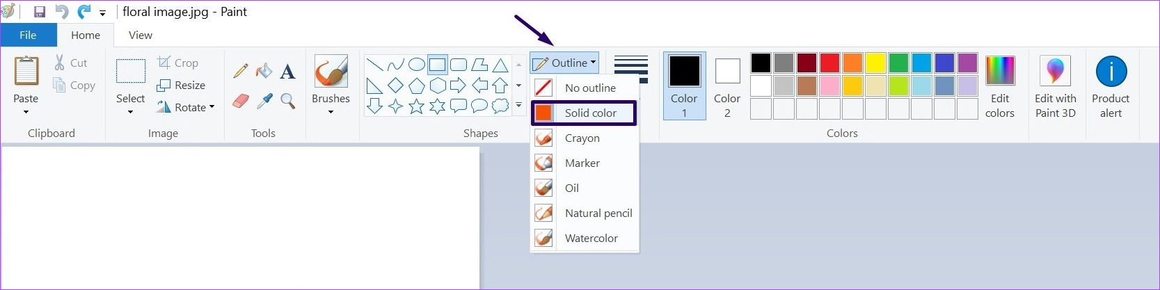 How to Add Borders to an Image Using Microsoft Paint