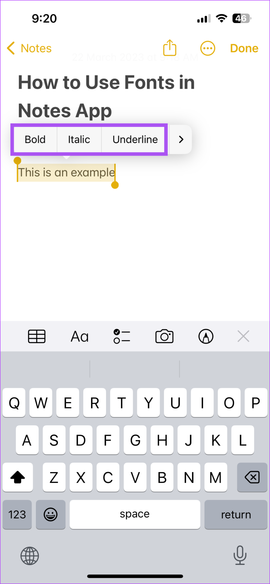 How to Change Fonts (and Font Size) in Apple Notes - Guiding Tech