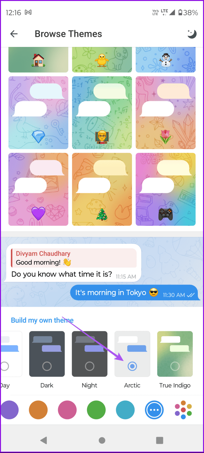 How to Create a Custom Theme in Telegram - Guiding Tech