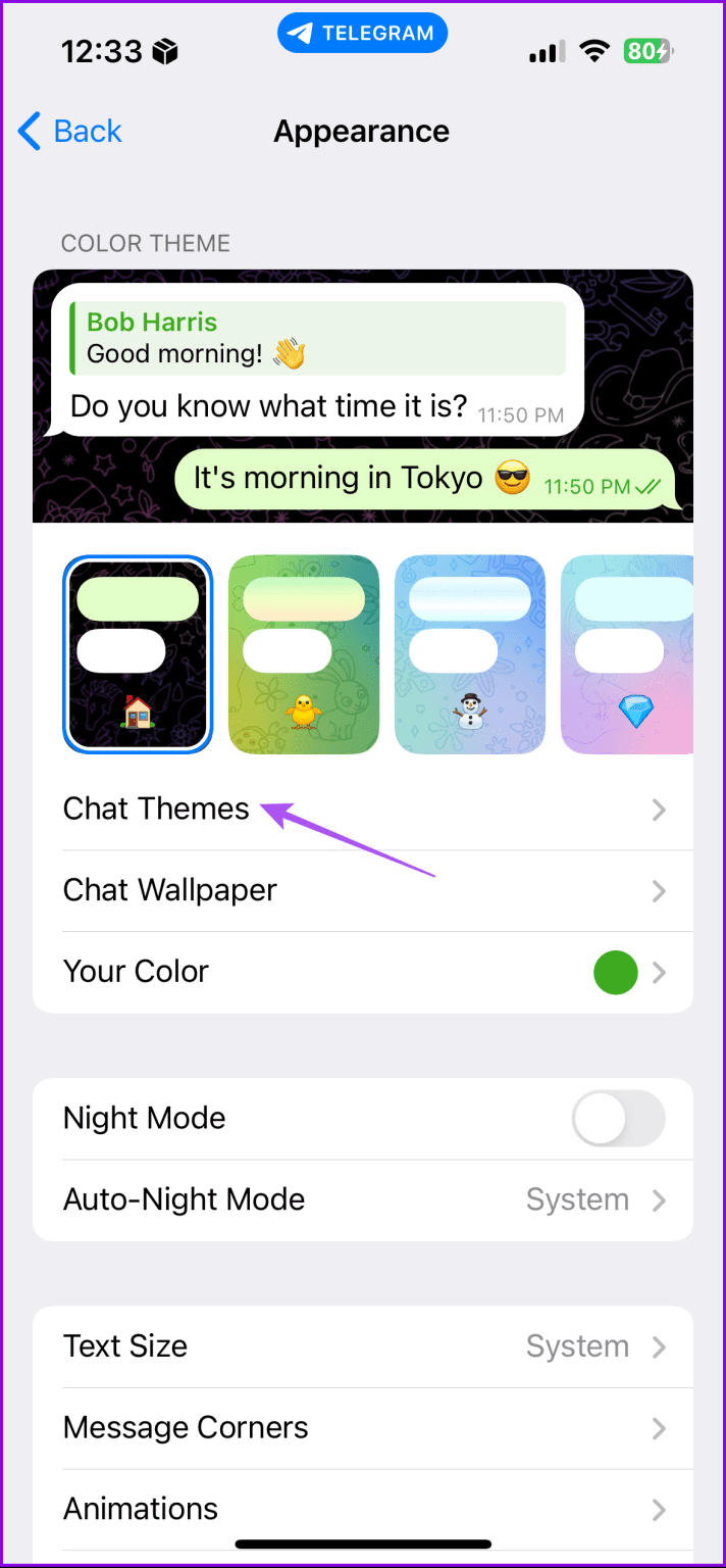 How to Create a Custom Theme in Telegram - Guiding Tech