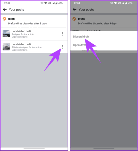 How to Find Drafts on Facebook on Mobile and Desktop - Guiding Tech