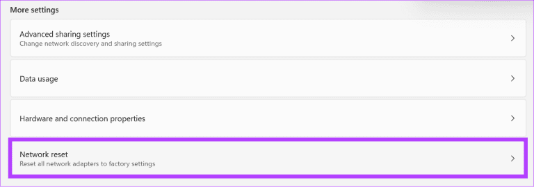 How to Reset Network Settings in Windows 11