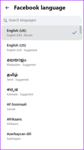 How to Change Facebook Language Back to English - Guiding Tech