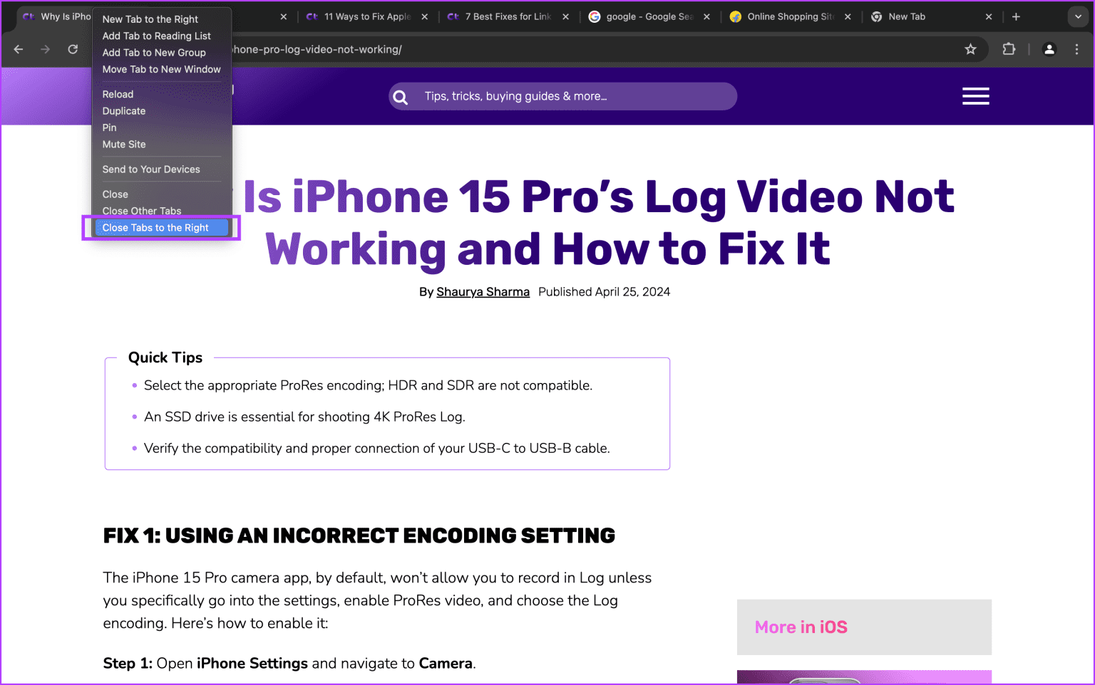How to Close All Tabs From the Same Website on Google Chrome - Guiding Tech