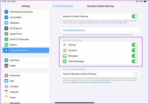 How to Enable Sensitive Content Warning on iPhone, iPad, and Mac ...