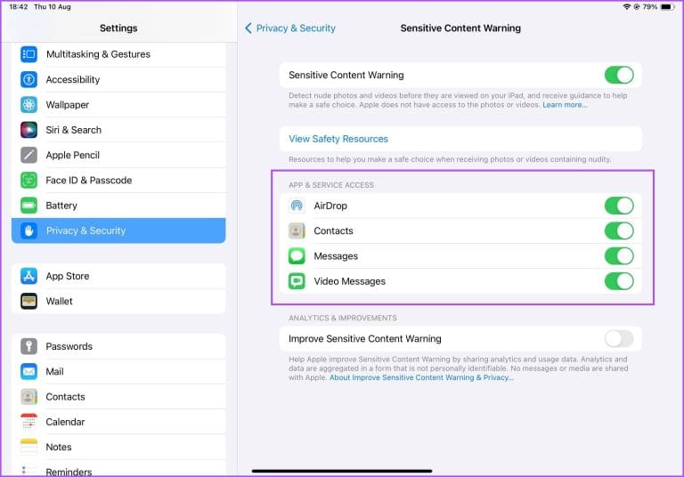 How to Enable Sensitive Content Warning on iPhone, iPad, and Mac ...