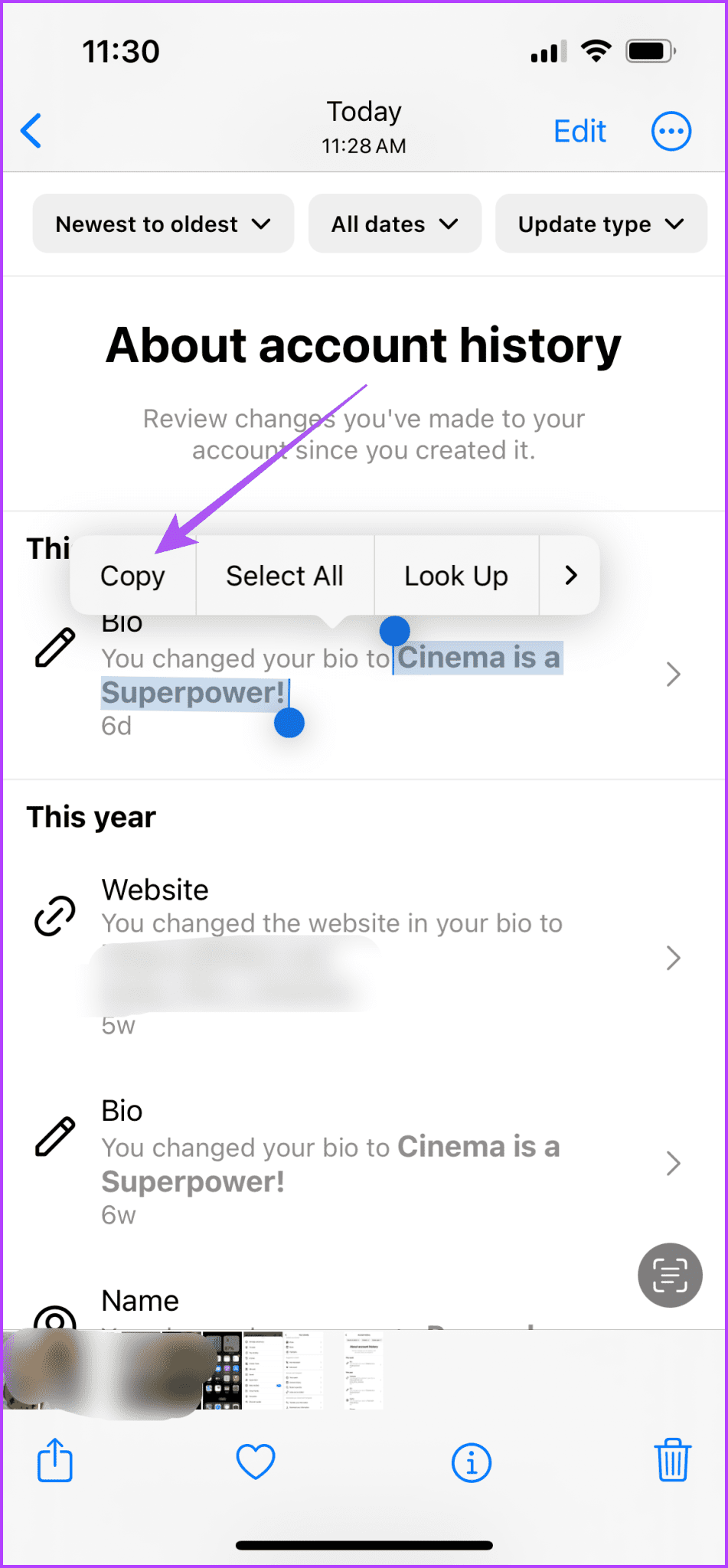 How to See Your Old Instagram Bios on iPhone and Android - Guiding Tech