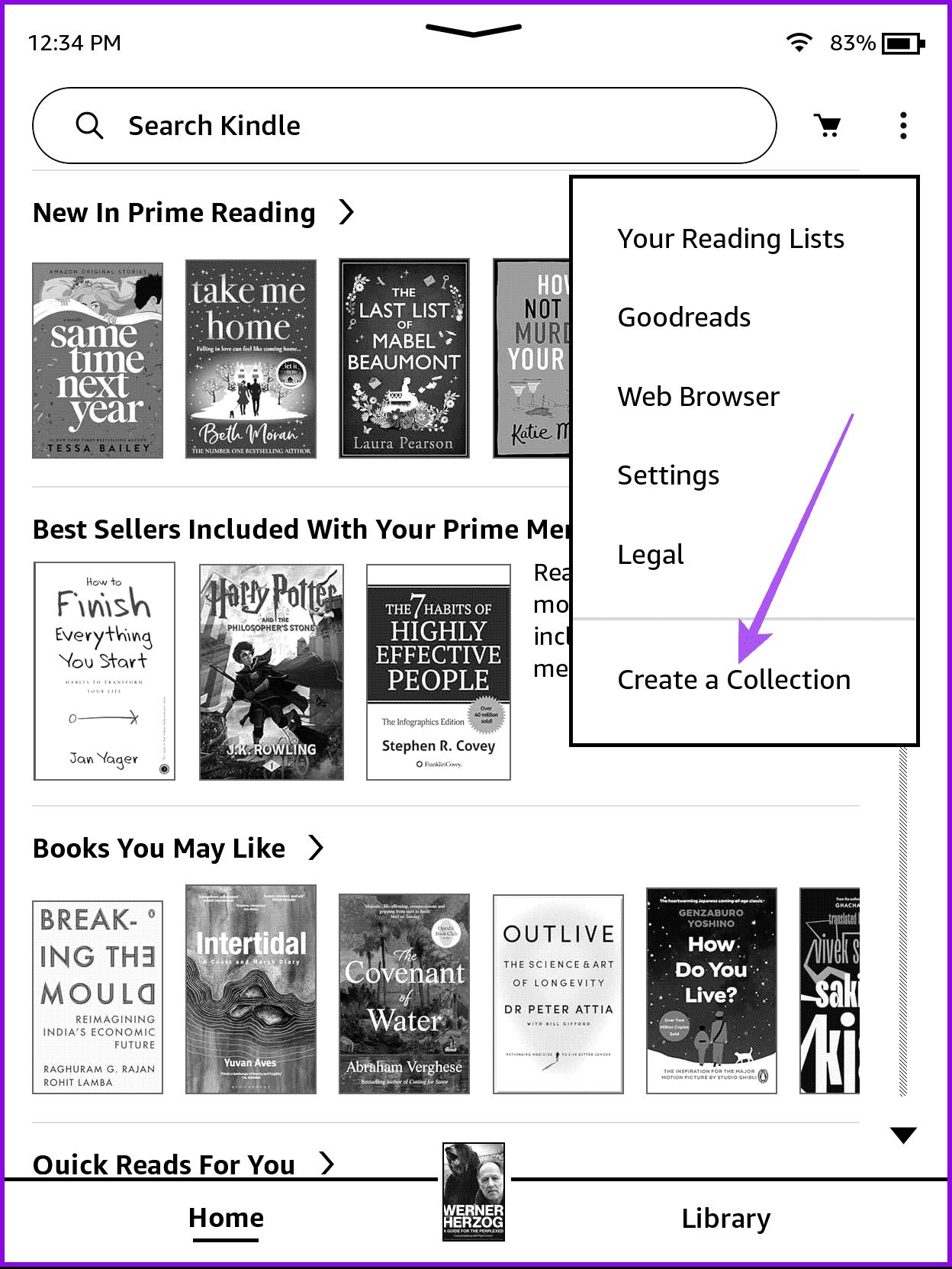 How to Create and Manage Collections on Amazon Kindle - Guiding Tech