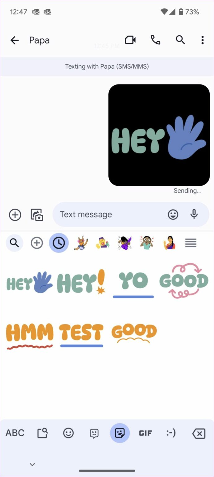 How to Create Custom Text Stickers on Android - Guiding Tech