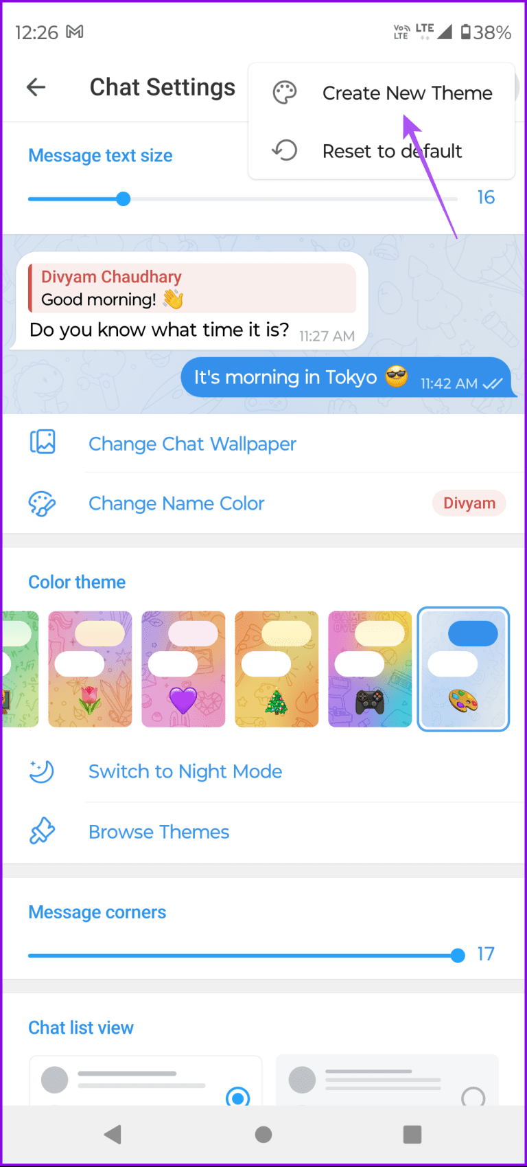 How to Create a Custom Theme in Telegram - Guiding Tech