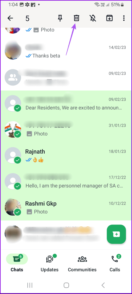 How to Delete Multiple or All Chats in WhatsApp - Guiding Tech