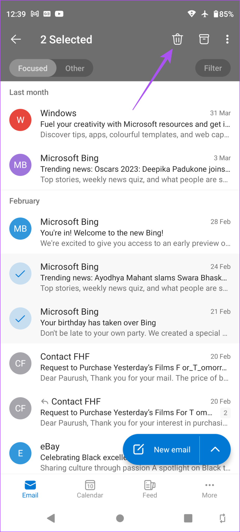 How to Delete Multiple Emails in Outlook on Mobile and Web - Guiding Tech