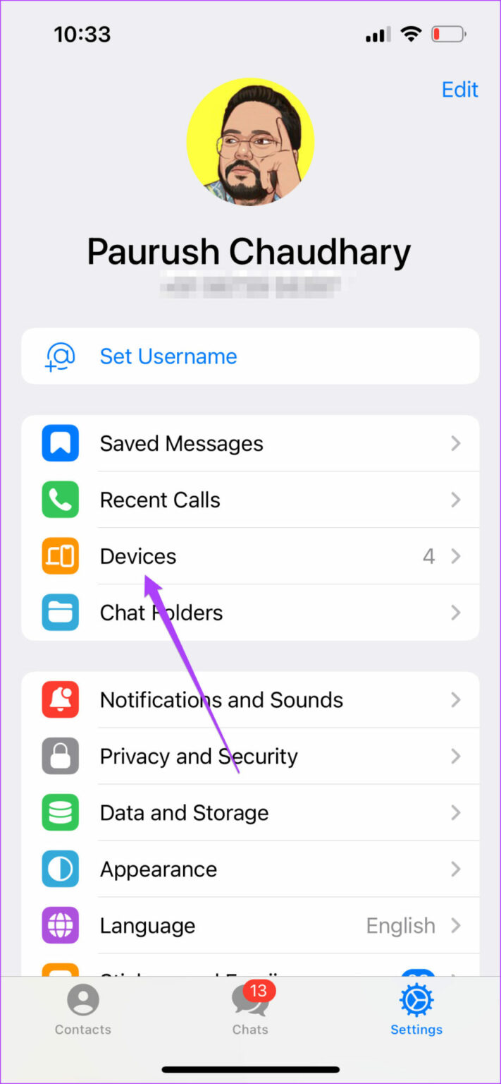 How to Log Out Devices From Telegram Account - Guiding Tech
