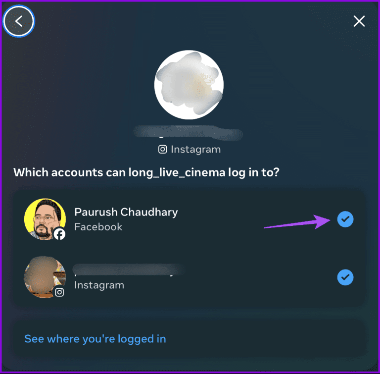 How To Login Into Facebook With Instagram - Guiding Tech