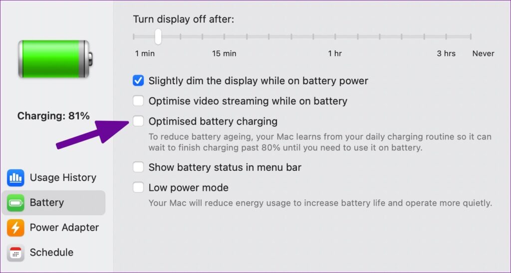 Top 3 Ways to Limit Battery Charge on a MacBook - Guiding Tech