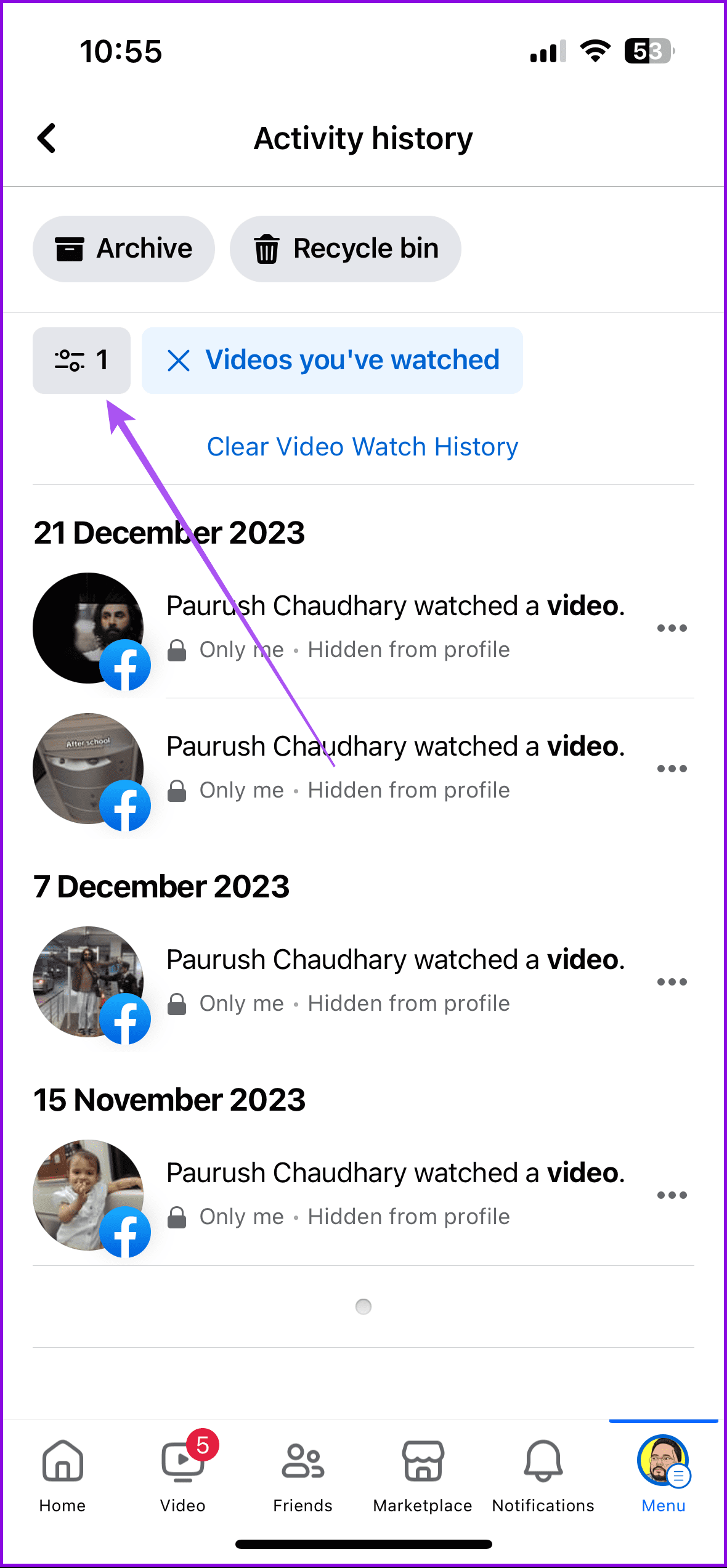 How to Delete Facebook Watch History on Mobile and Desktop - Guiding Tech