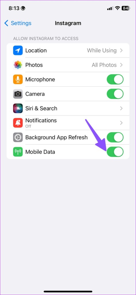 Top 9 Ways to Fix Instagram Not Working on Mobile Data - Guiding Tech