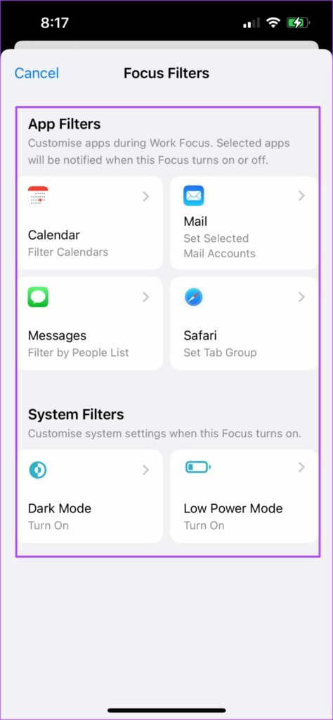 How to Use Focus Filters on iPhone 2025