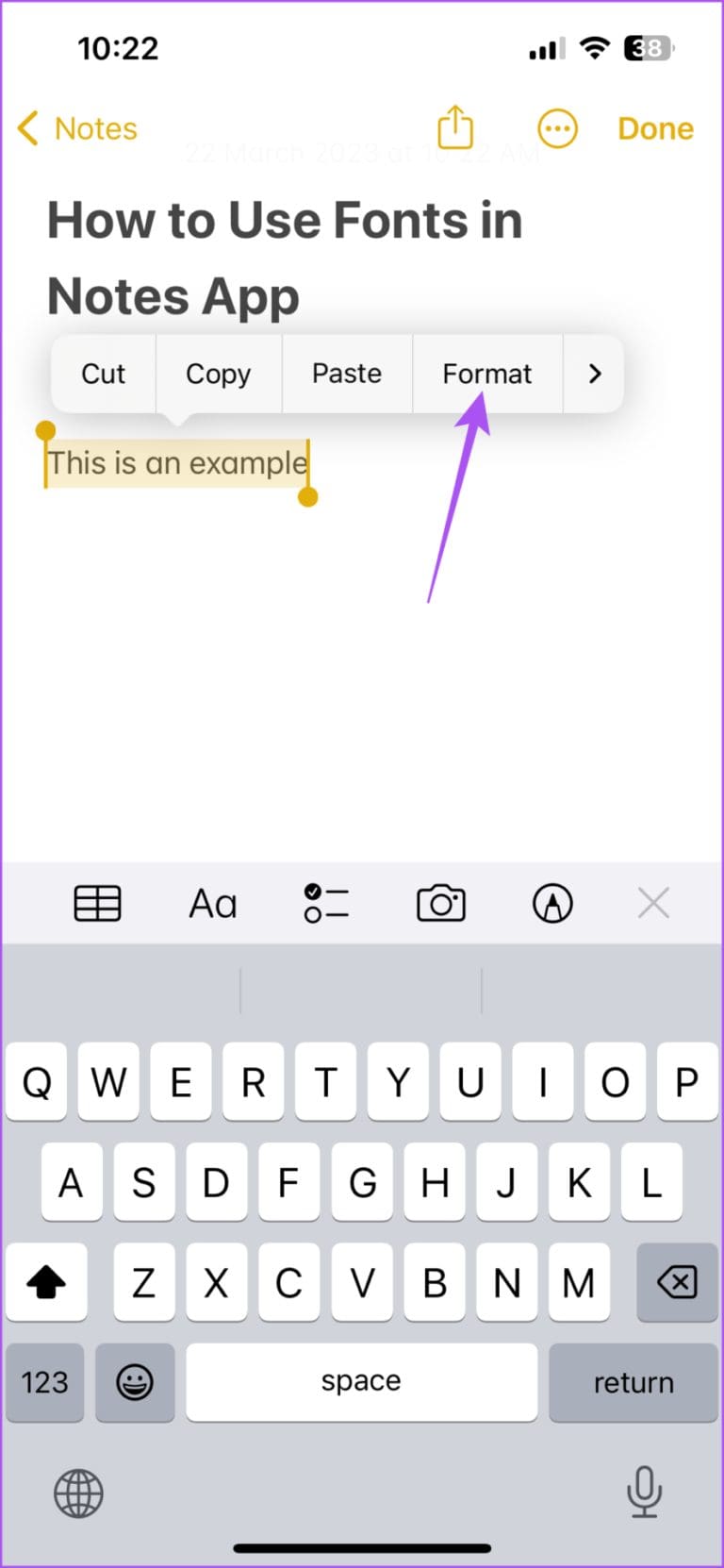How to Change Fonts (and Font Size) in Apple Notes - Guiding Tech