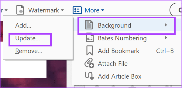 How to Add and Edit a PDF Background Using Adobe Acrobat - Guiding Tech