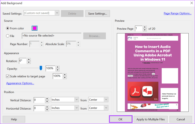 How to Add or Remove PDF Background Using Adobe Acrobat - Guiding Tech