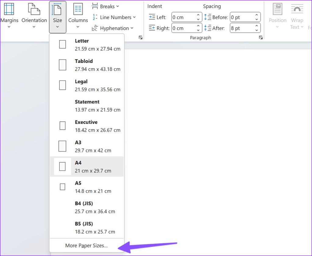 5 Ways to Change the Default Page Layout in Microsoft Word - Guiding Tech
